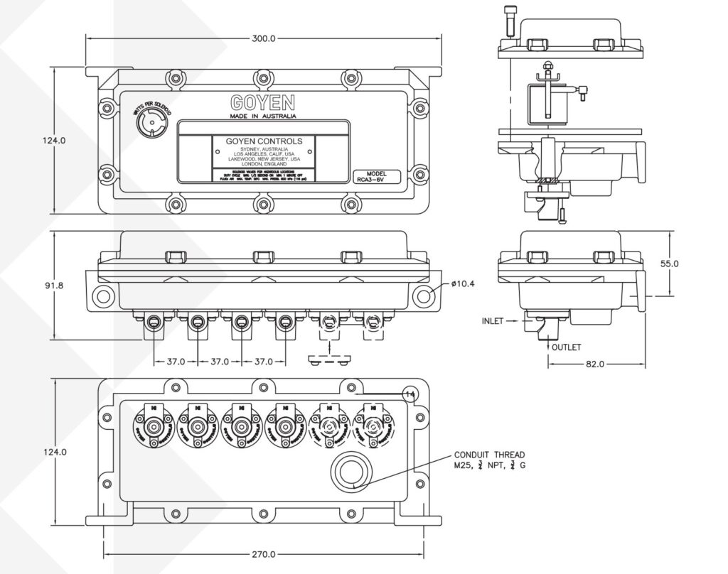 Genuine Goyen® Valve Enclosure 3-6VFD4010C-331 - Bags and Cages